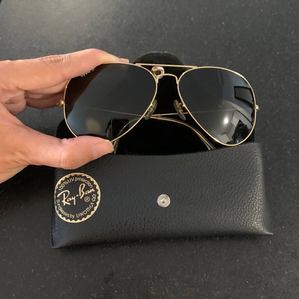 Ray Ban Classic Large Aviator Sunglasses - Gem